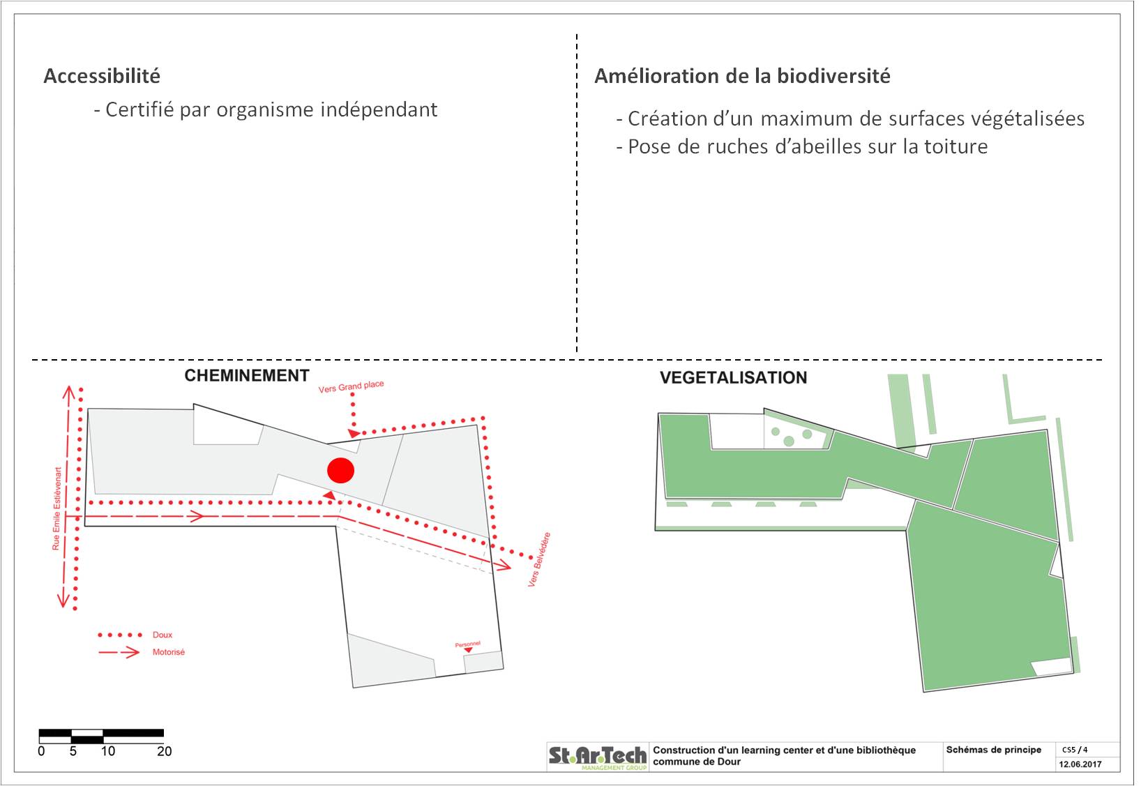 Construction d’un learning center à Dour – St.ar.te.ch – Group